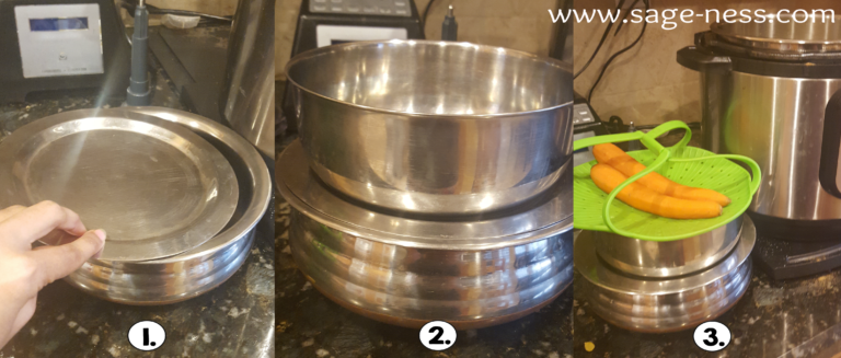 Pot in pot method using the Instant Pot | Sageness